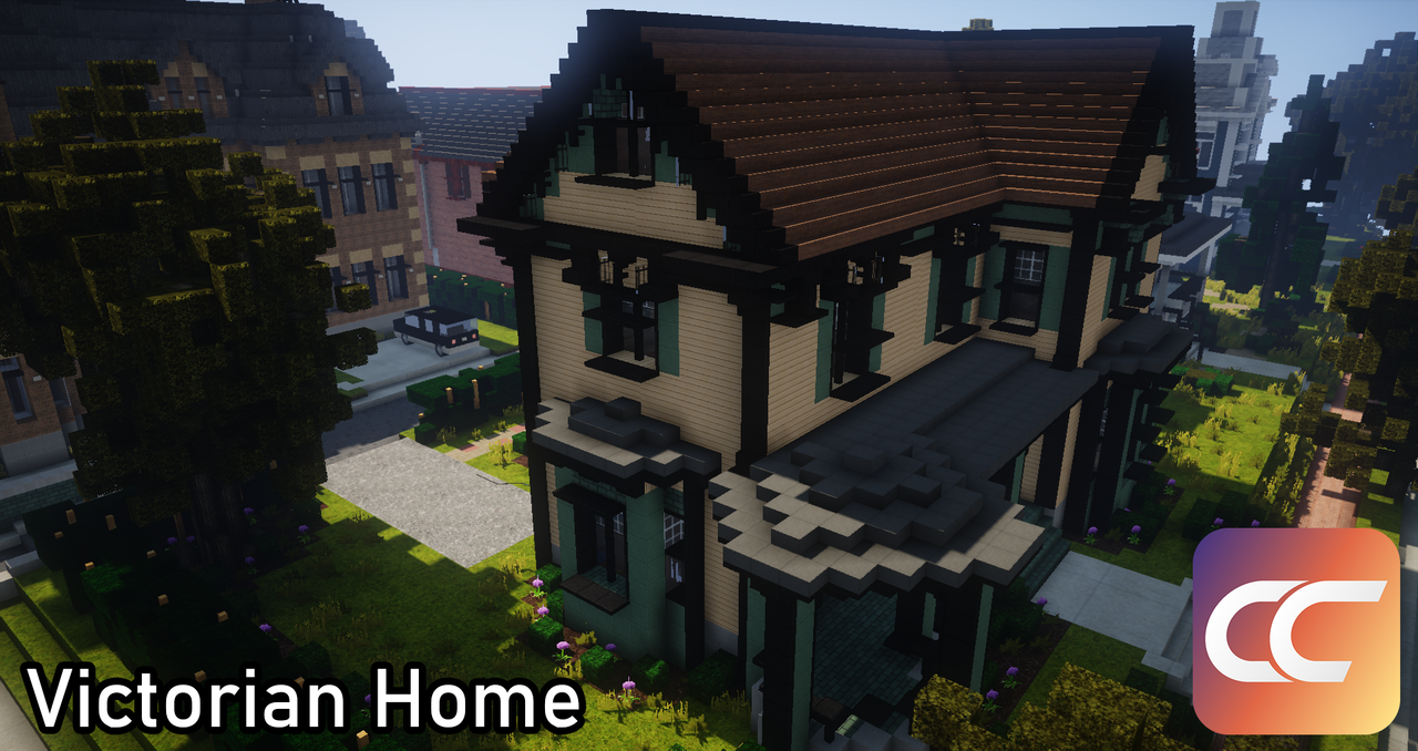Queen Anne Victorian | By: Sami3t | CCS Minecraft Map