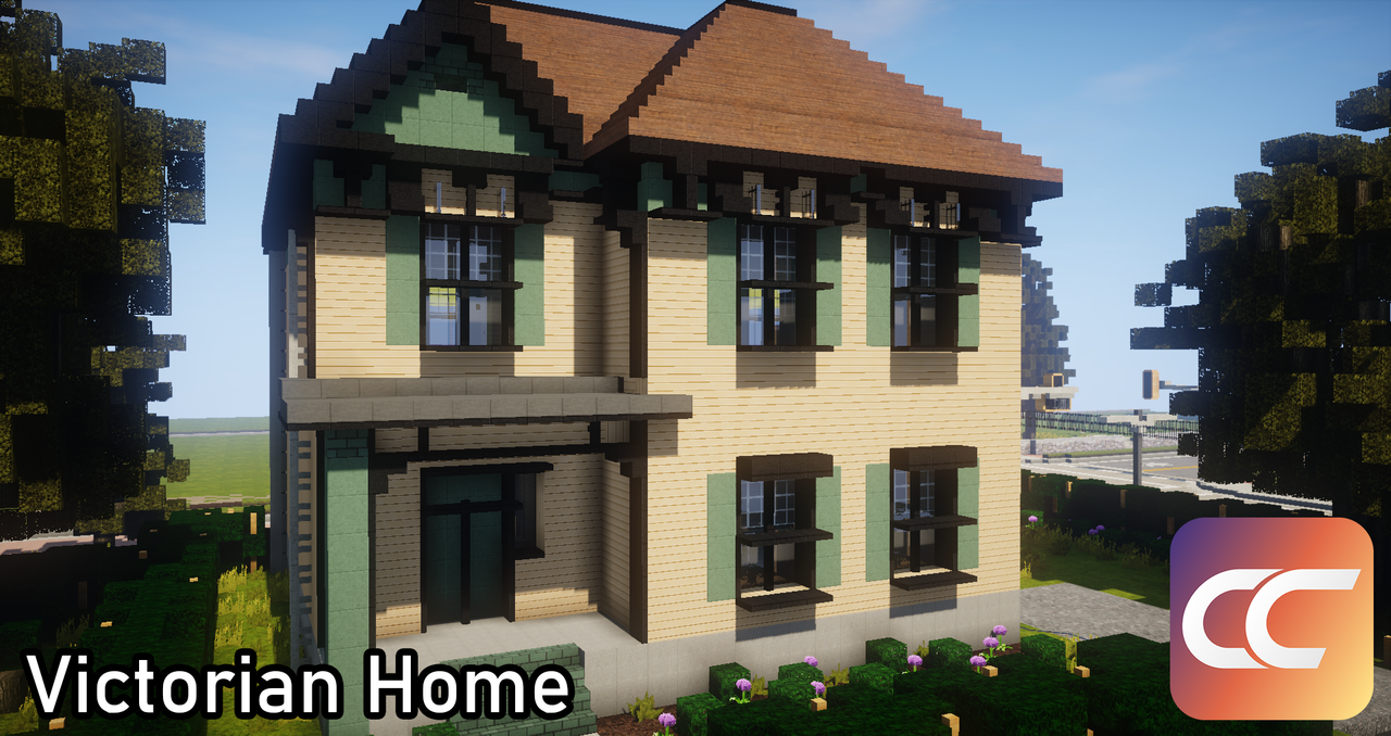 Queen Anne Victorian | By: Sami3t | CCS Minecraft Map