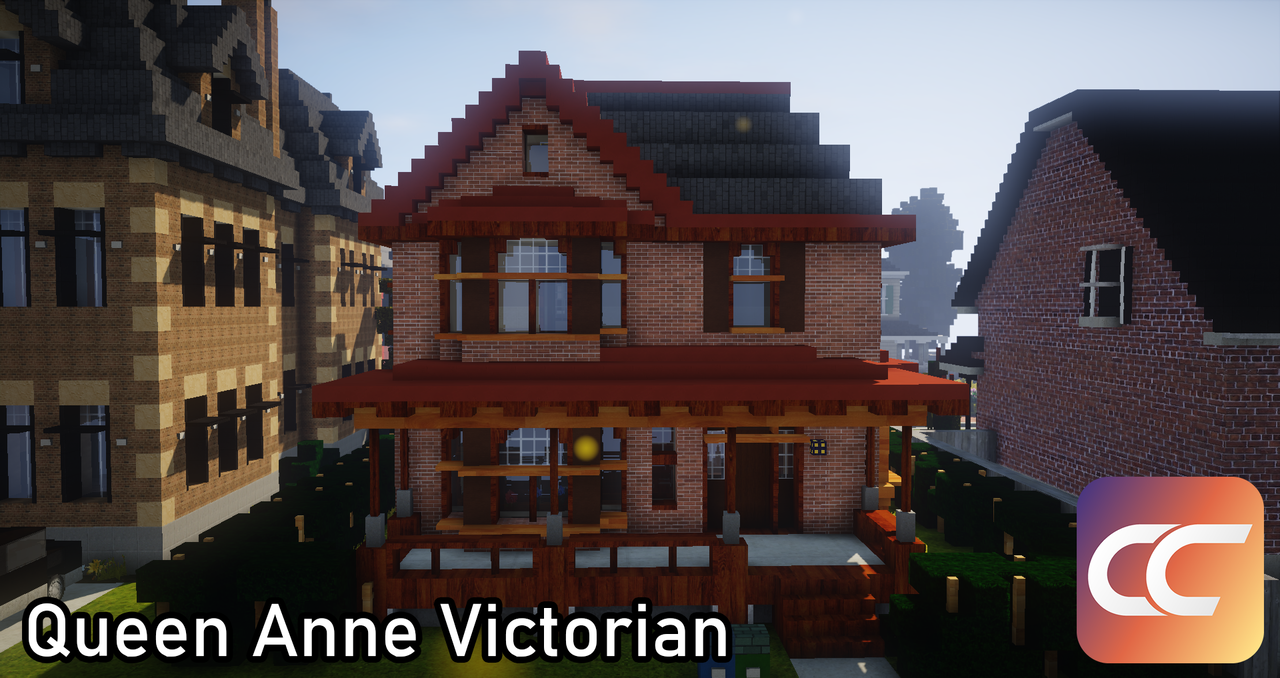 Queen Anne Victorian | By: Sami3t | CCS Minecraft Map
