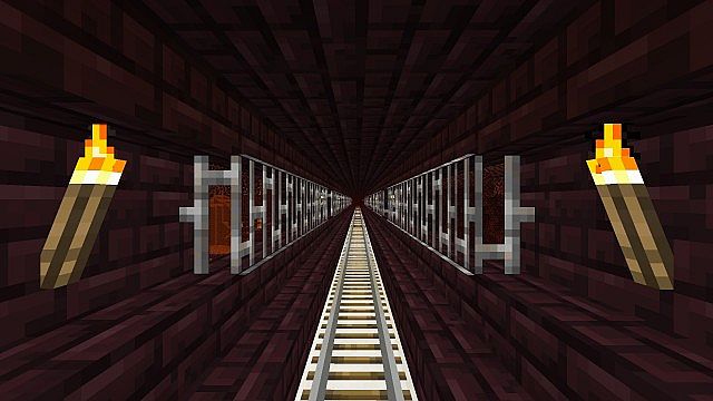 Minecart Hub Minecraft Map