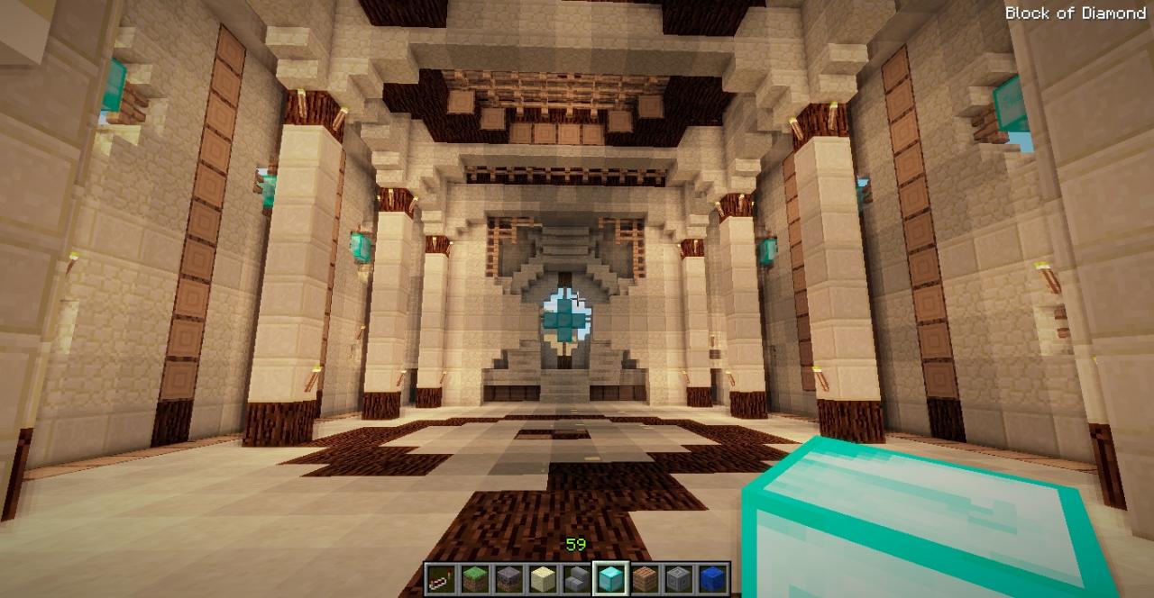 Sandstone church / Eglise en grés Minecraft Map
