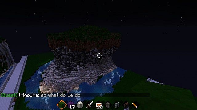 Terraforming island experiment Minecraft Map