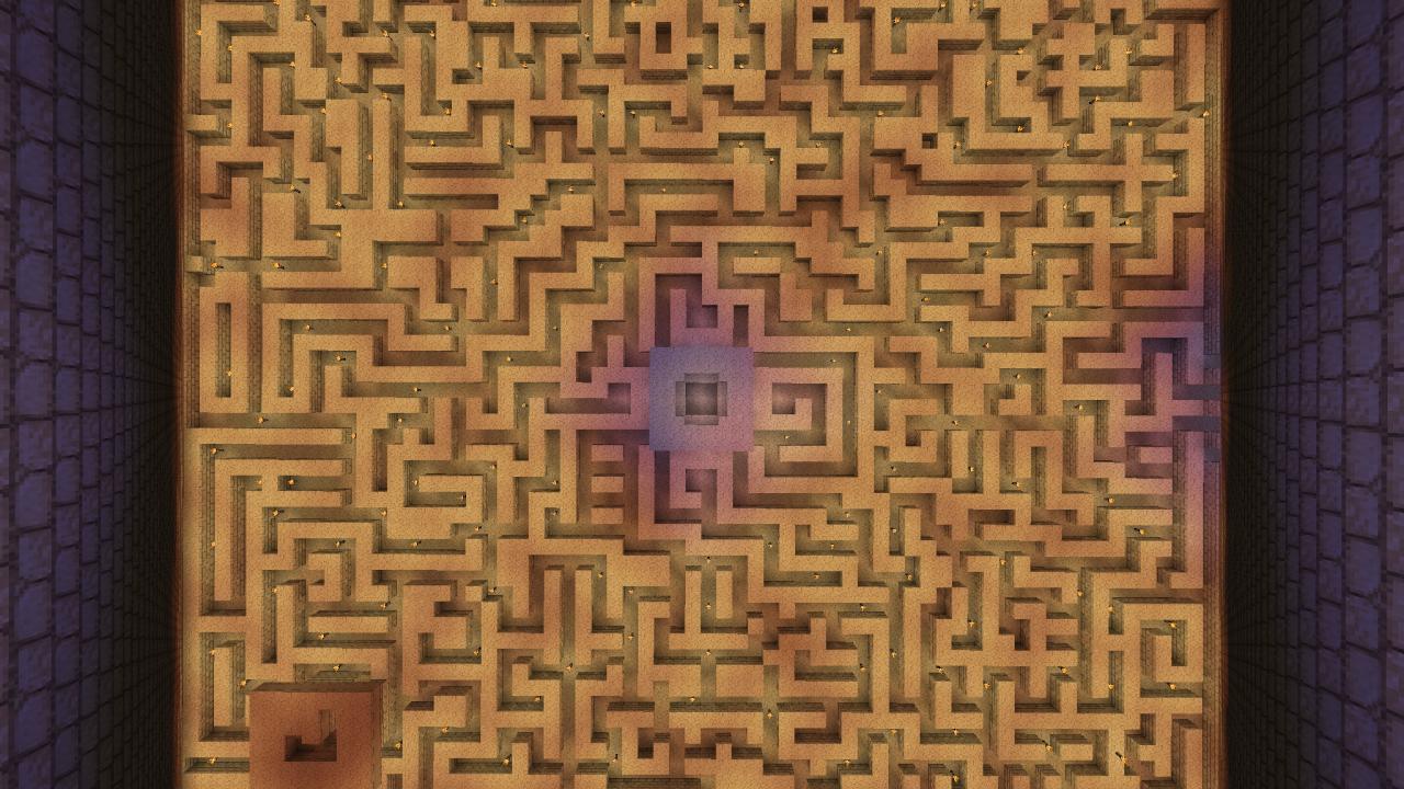 Pyramid Maze Minecraft Map