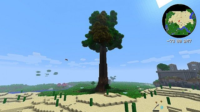 Redwood Tree Fort Minecraft Map