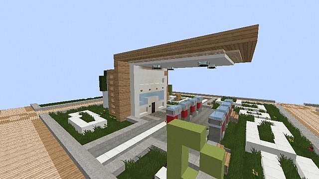 Pump - a modern gas station Minecraft Map