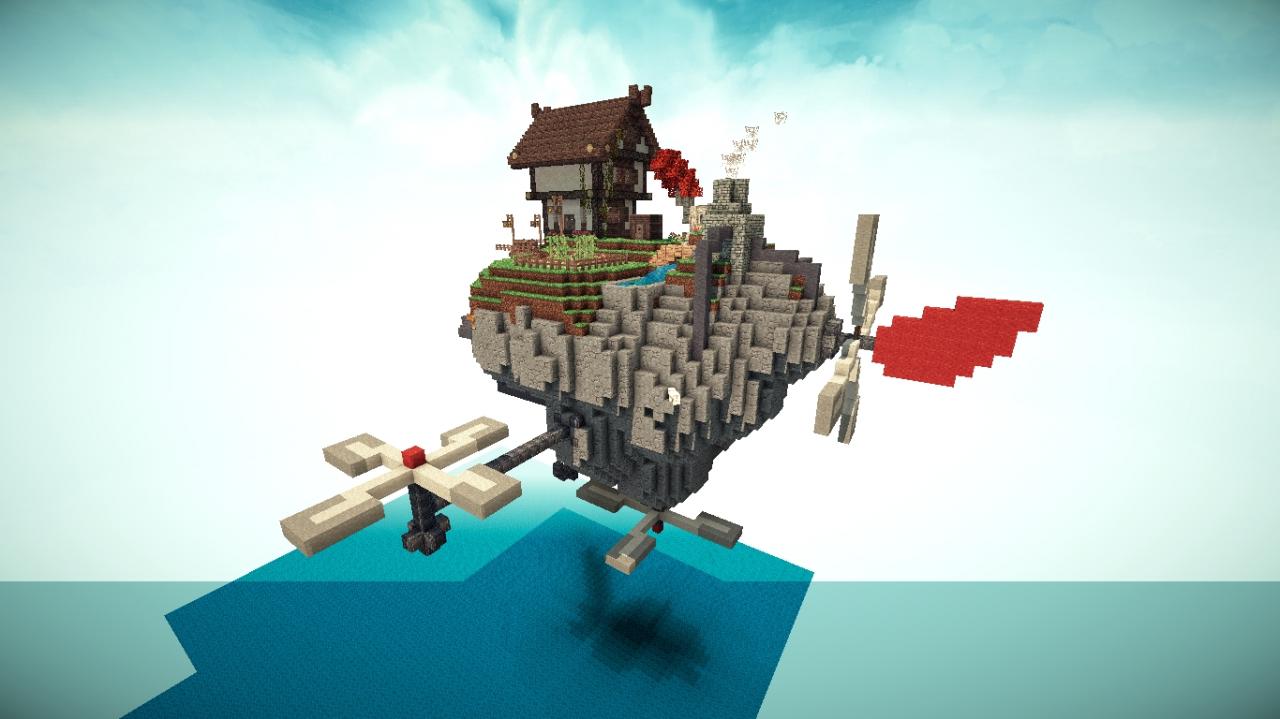 Flying Island Minecraft Map