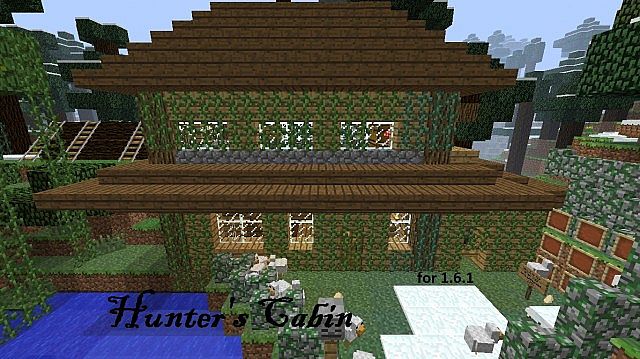 Hunters Cabin for 1.6.1 Minecraft Map