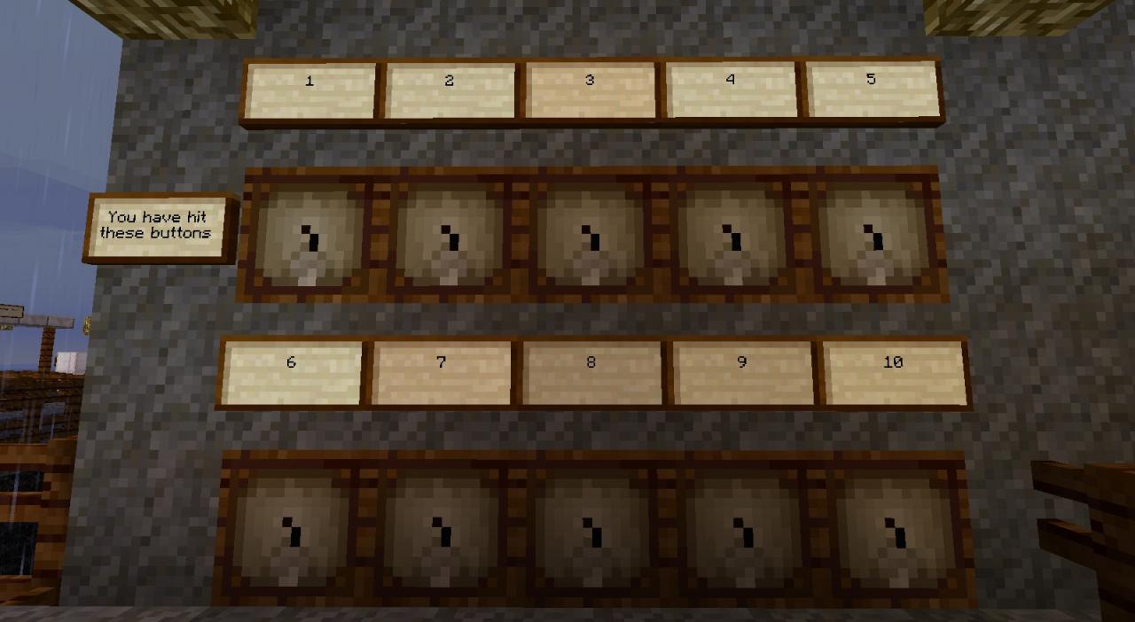 Shooting range challenge Minecraft Map