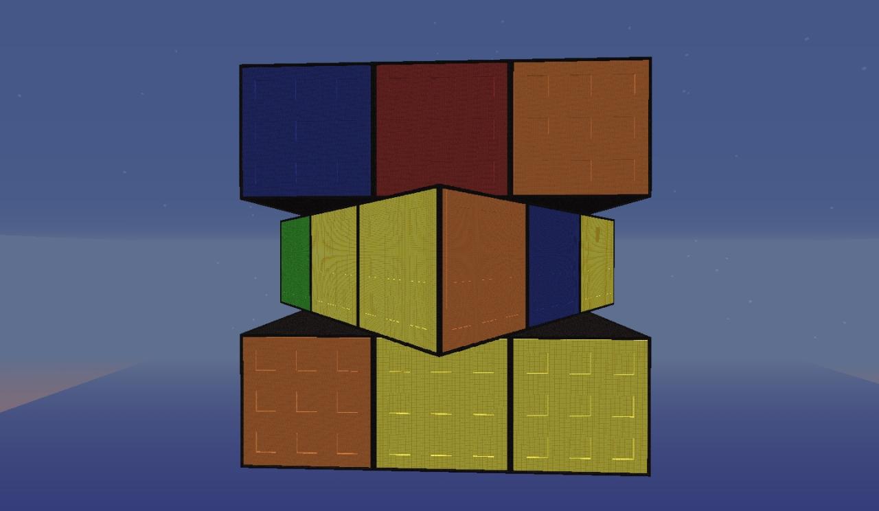 Largest Possible Rubik's Cube (339x339x255) Minecraft Map