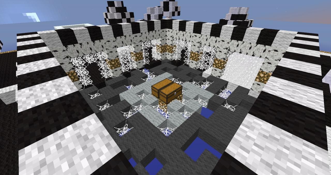 Blitz map: Black & White Minecraft Map
