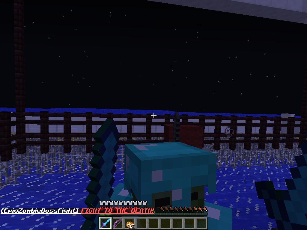 Epic Zombie Boss Battle! Minecraft Map
