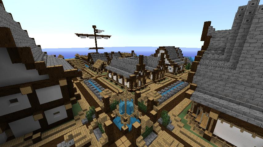 NovatiaProject , french medieval server Minecraft Map