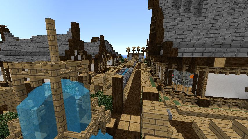 NovatiaProject , french medieval server Minecraft Map
