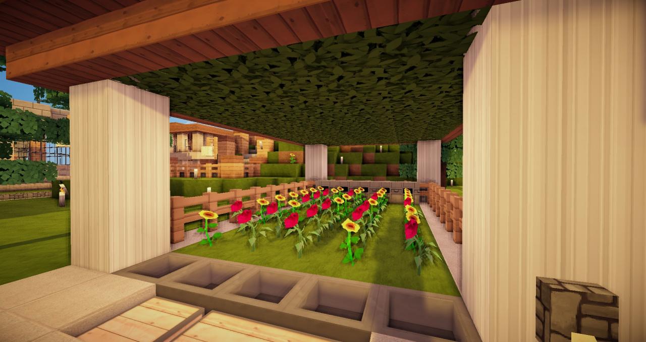 Fully Automated Seed & Flower Farm Minecraft Map