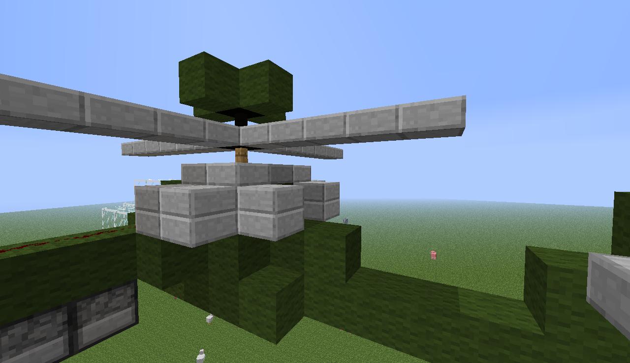 Apache Attack Helicopter[Shoots] Minecraft Map