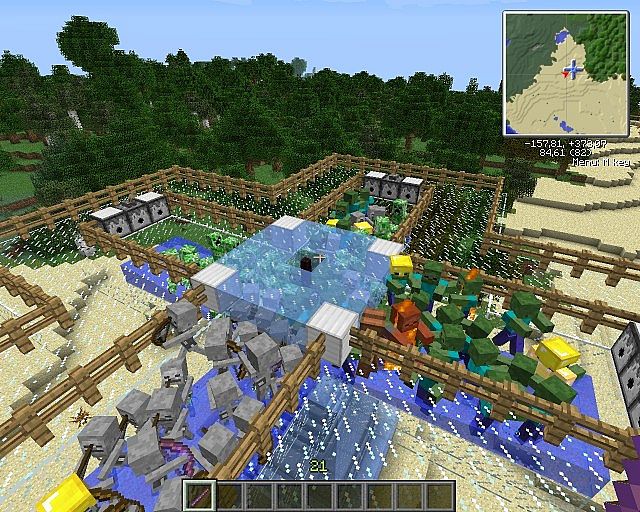 First Monster Spawner Minecraft Map