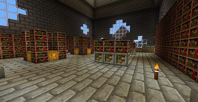 Library Minecraft Map