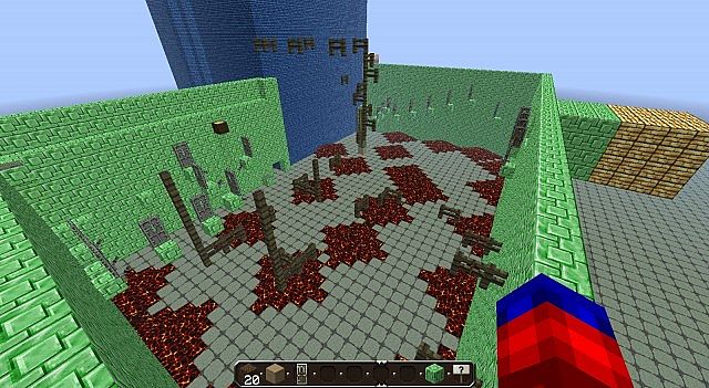 parkour craziness Minecraft Map