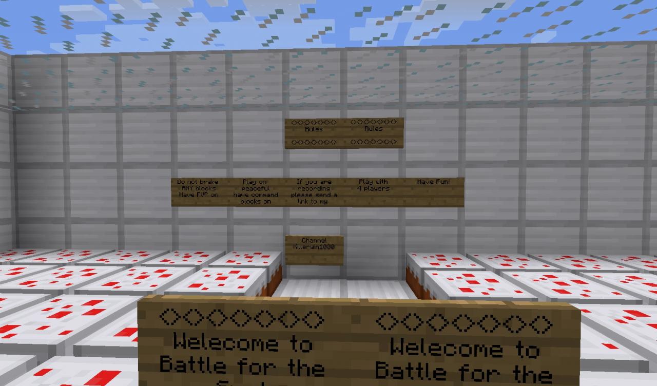 Minecraft: Battle for the spot Minecraft Map