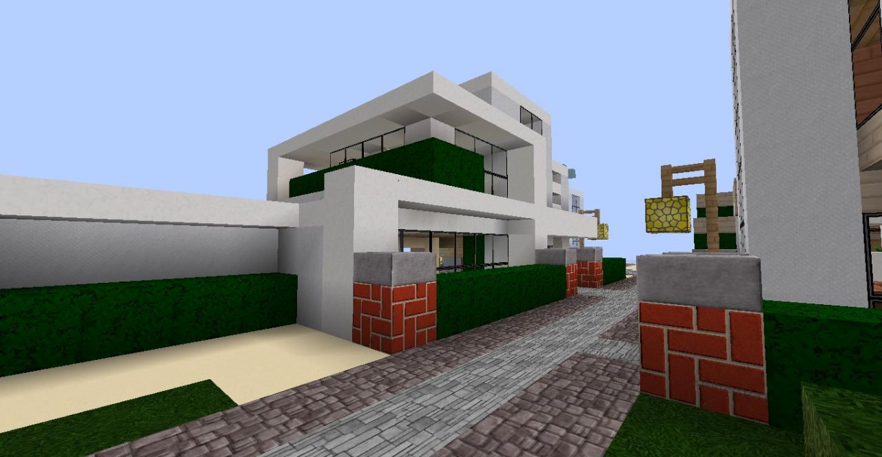 Beautiful Modern House Minecraft Map