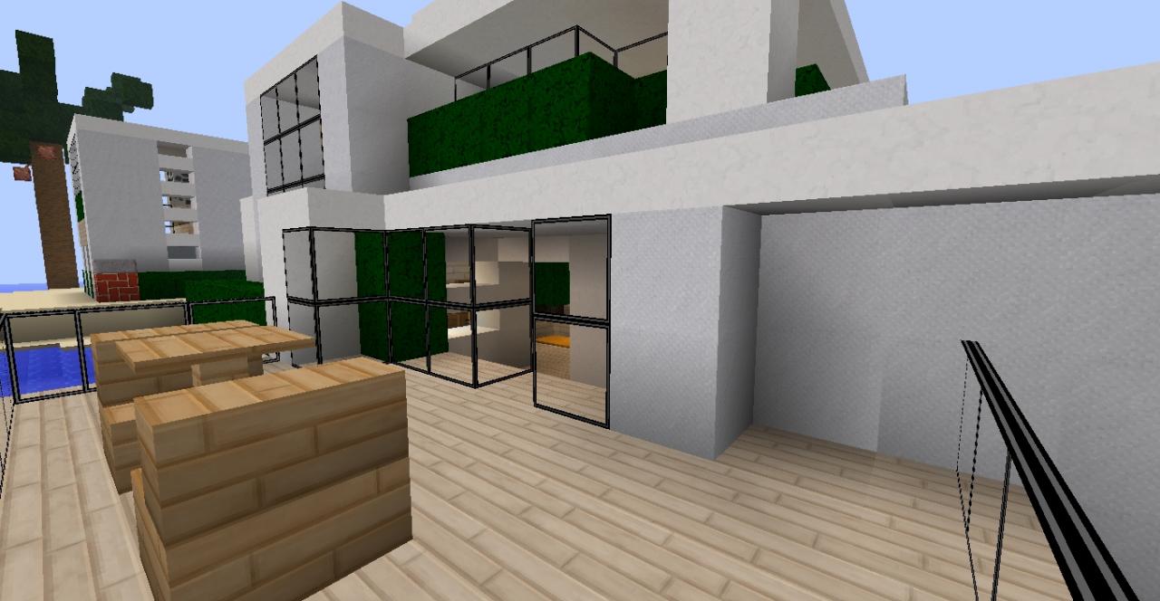 Beautiful Modern House Minecraft Map