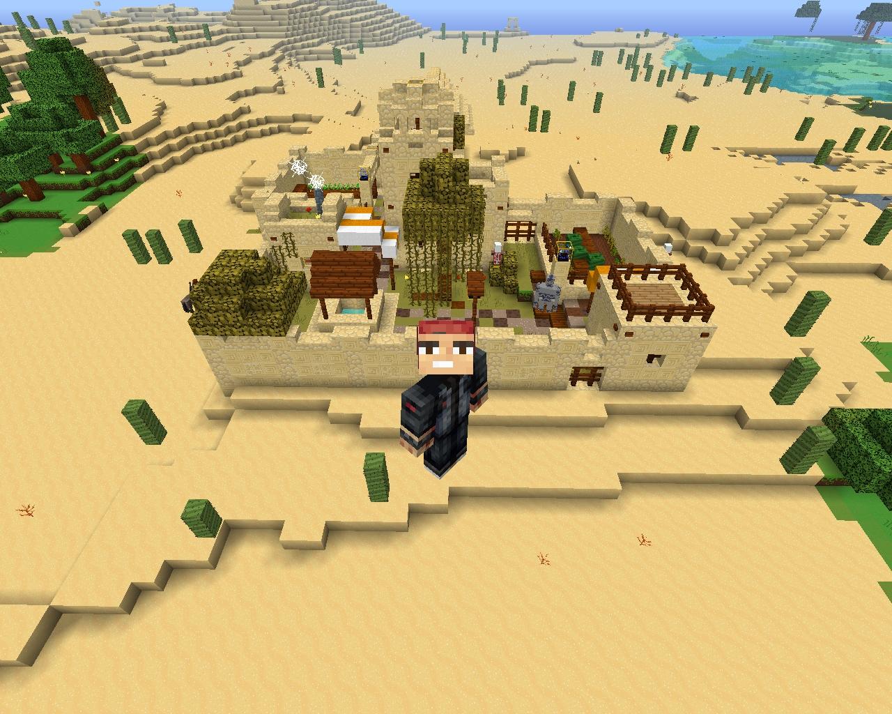 Pimped Sand Village. Minecraft Project