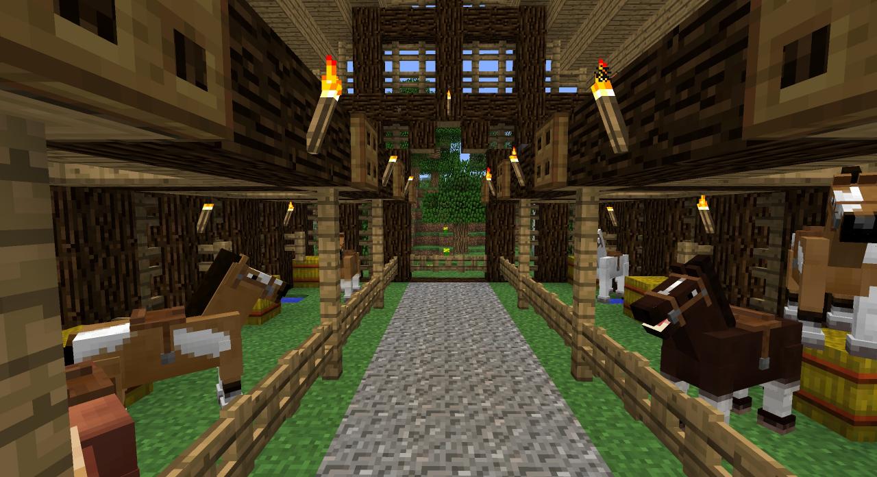 Horse Stable Minecraft Map