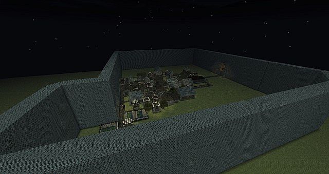 Huge wall Minecraft Map