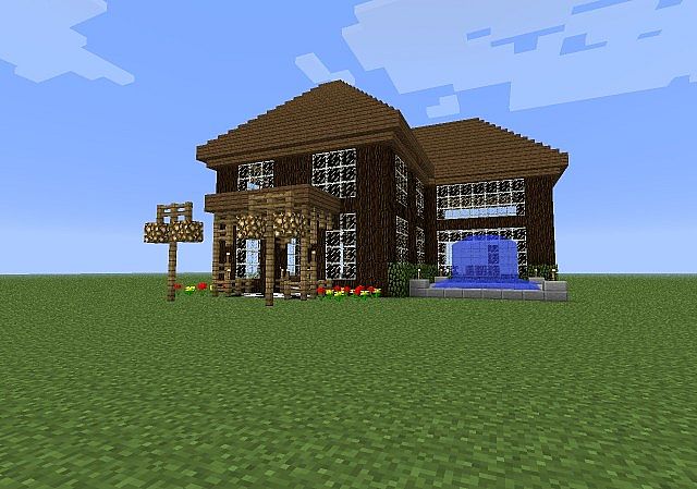 Big Survival House Minecraft Map