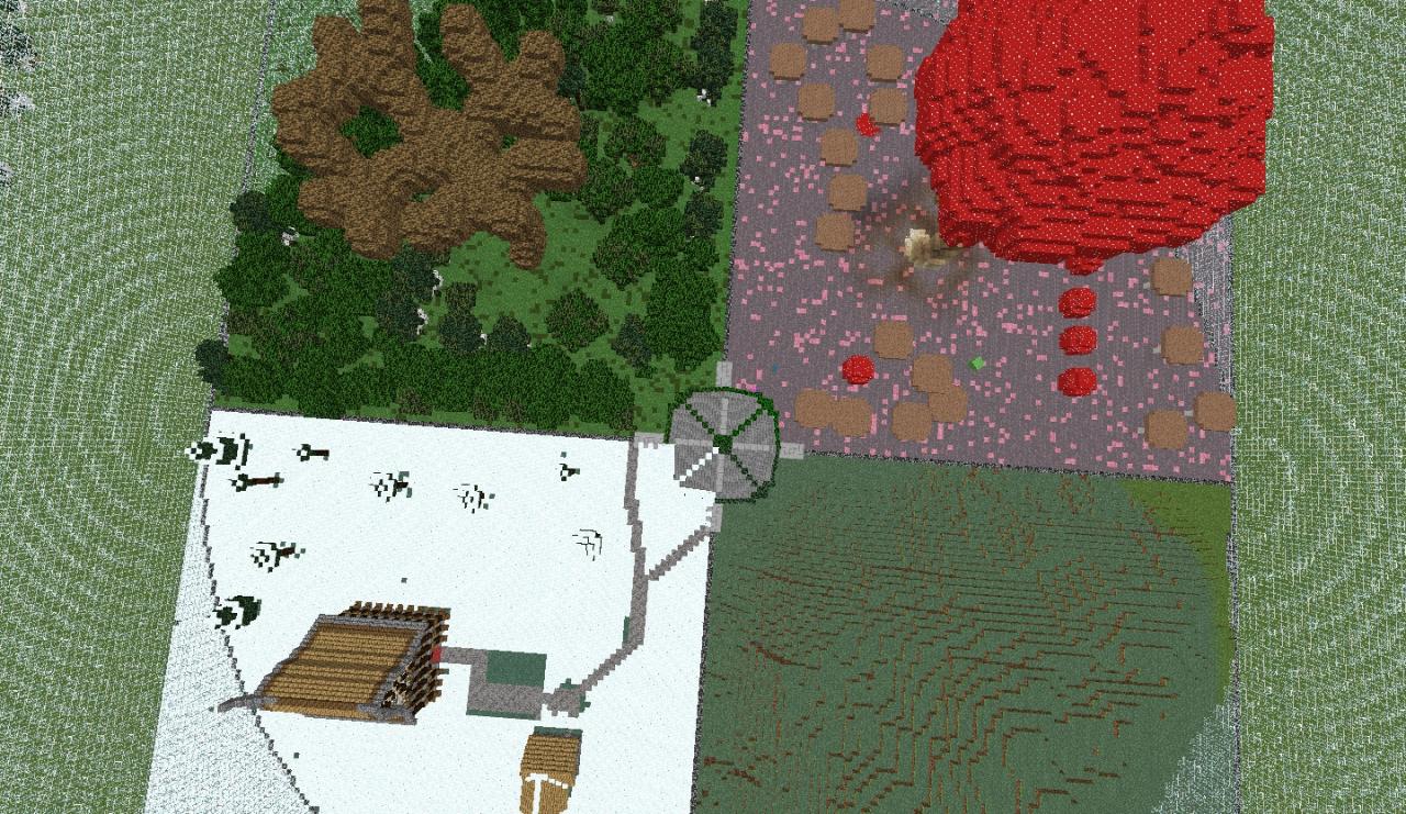 Minecraft Biomes Minecraft Map