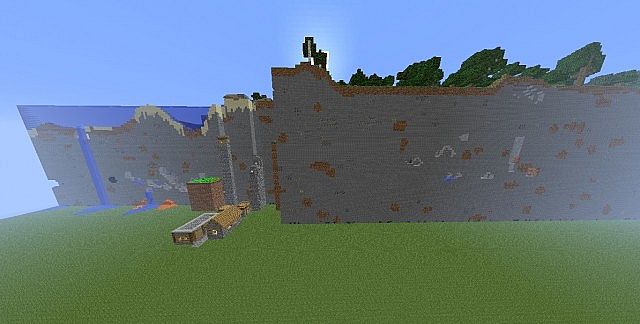 Cliff Survival Minecraft Map
