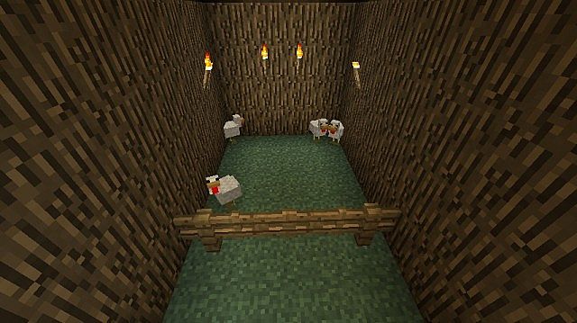 Mountain Side House, With Barn Minecraft Map