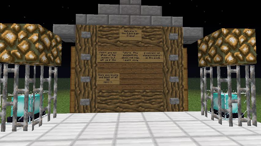 Minecraft Quick Build Arena! Minecraft Map