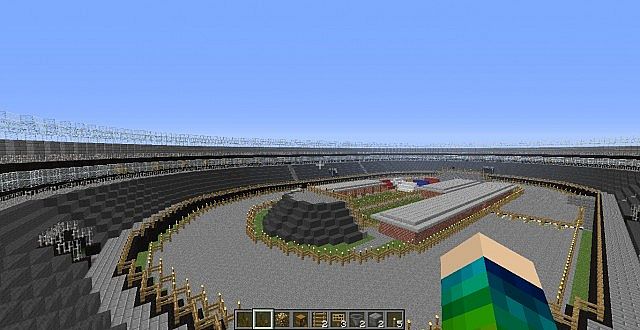 Horse Race Track Minecraft Map