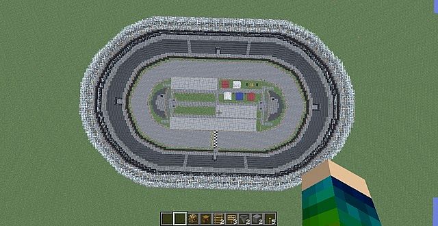 Horse Race Track Minecraft Map