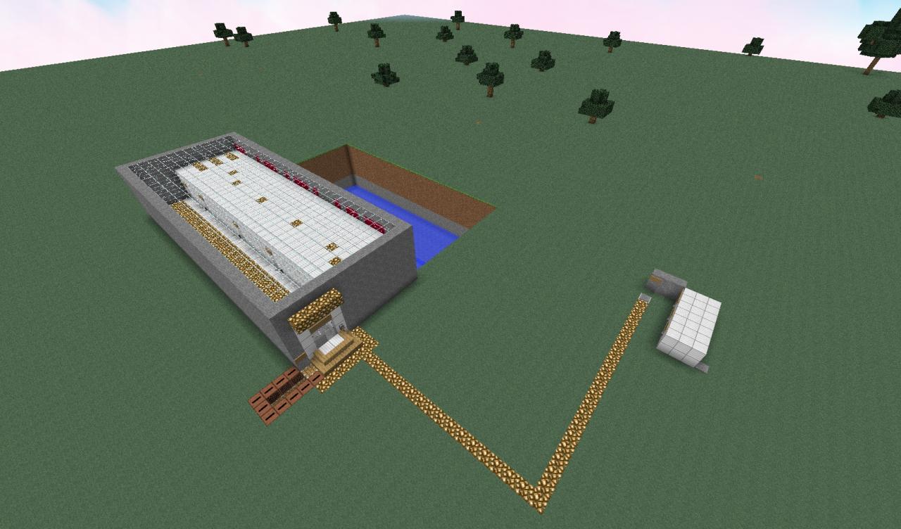 hydroelectric dam Minecraft Project