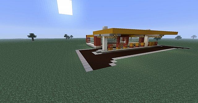 Petrol Gas Station Minecraft Map