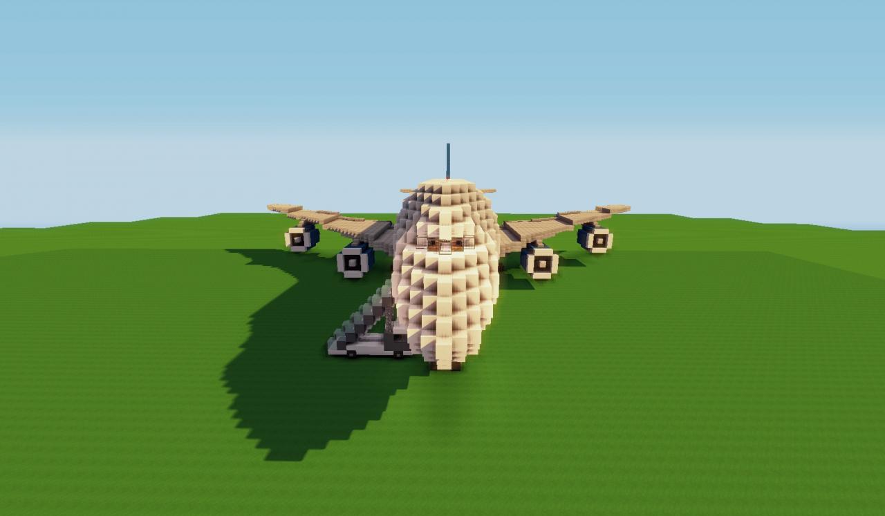 Boeing 747-400 DreamLifter [Now With Schematic!] Minecraft Map