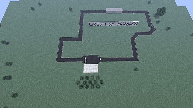 Circuit of Monaco Minecraft Map