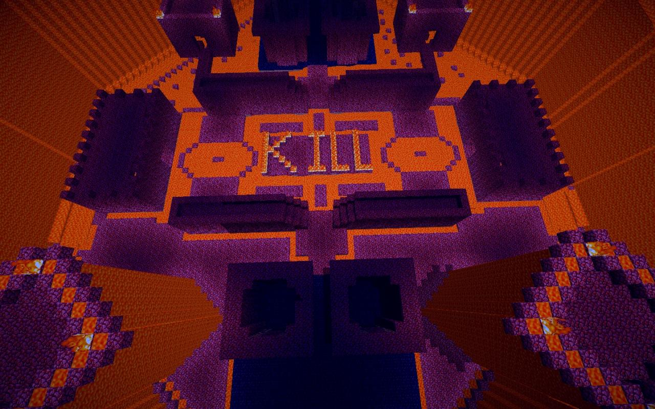 The Epic Netherrack Battle Arena Minecraft Map