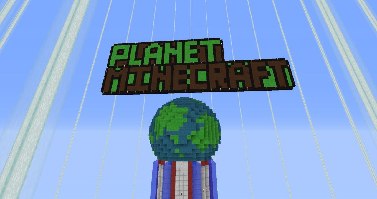 Planet Minecraft Server Spawn - Made By Wilbooomd Minecraft Map
