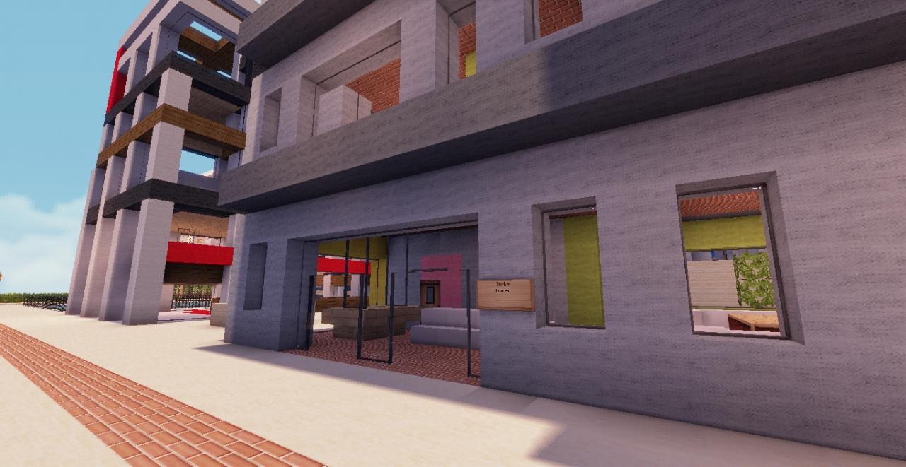 Snake | modern build | Minecraft Map