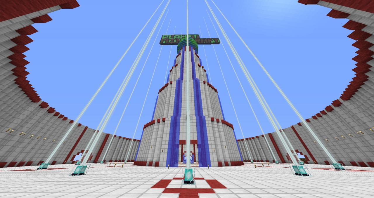 Planet Minecraft Server Spawn - Made By Wilbooomd Minecraft Map