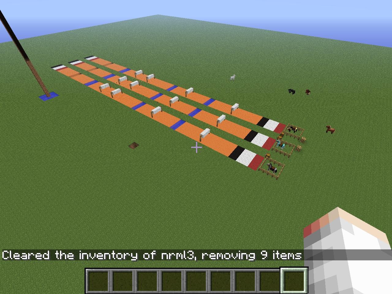 Horse race (ONLY FOR MINECRAFT 1.6 AND ABOVE) Minecraft Map