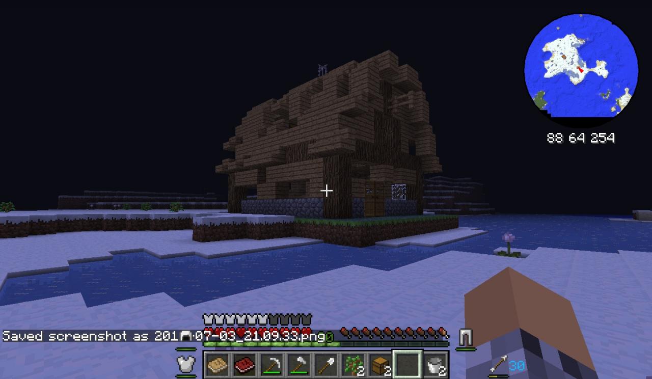 Hexxit Survival Island Minecraft Map