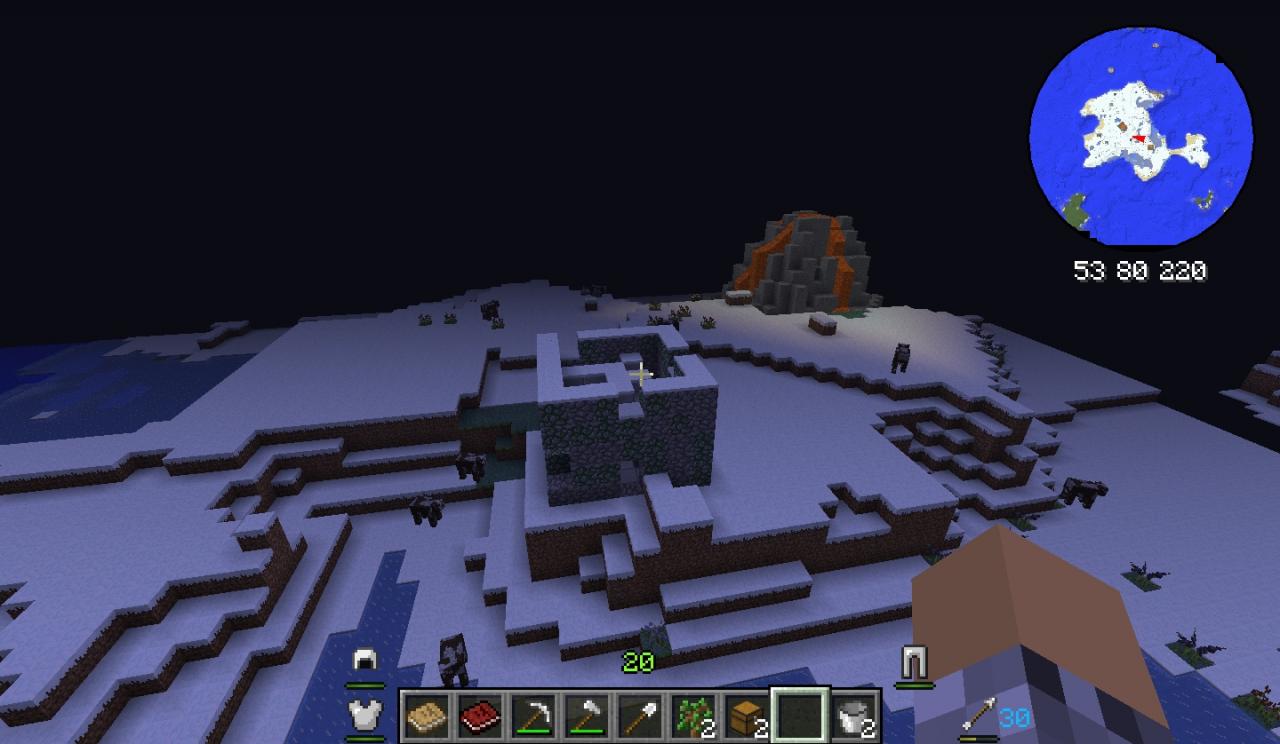 Hexxit Survival Island Minecraft Map