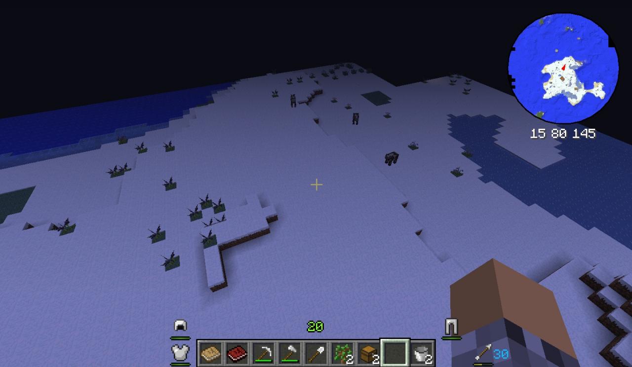 Hexxit Survival Island Minecraft Map