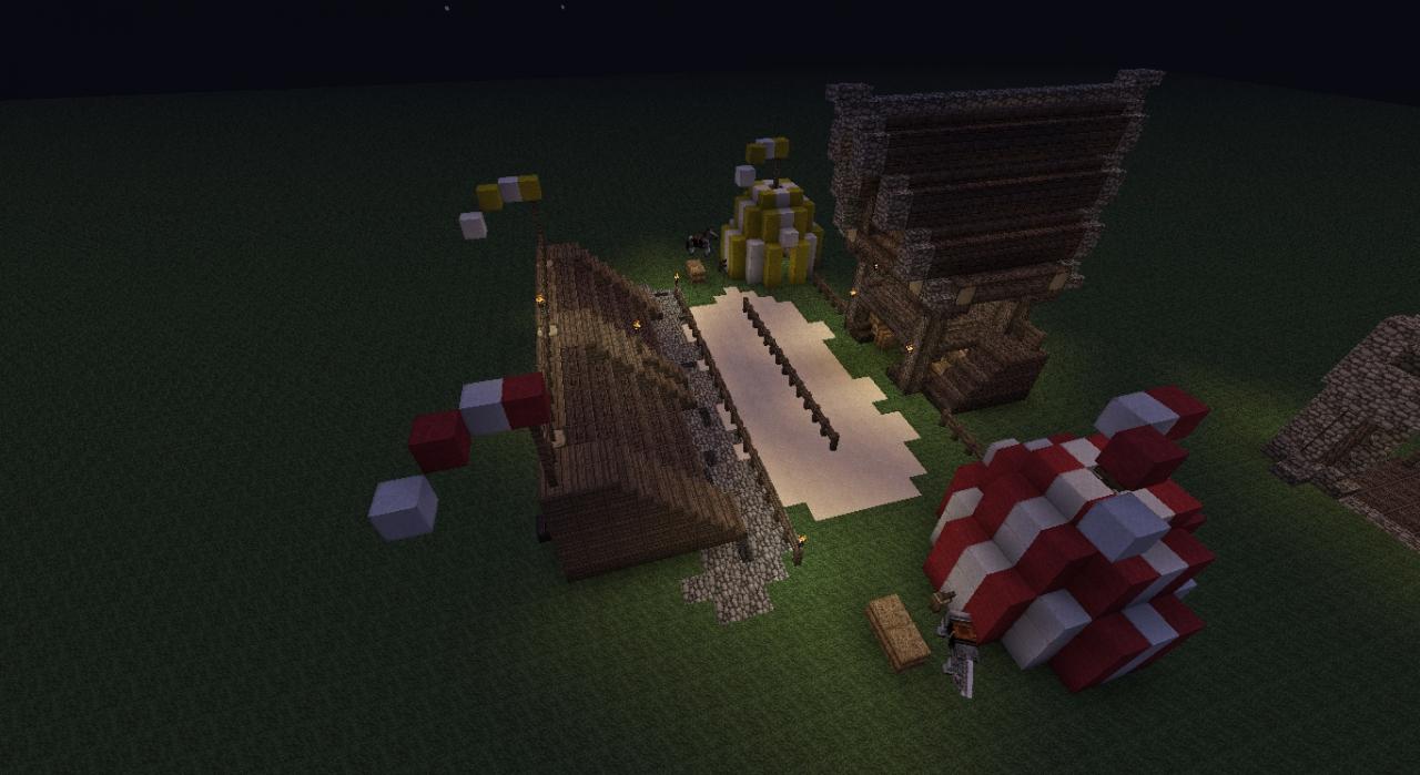 midieval jousting arena (PLAYABLE) Minecraft Map