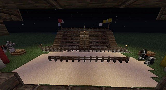 midieval jousting arena (PLAYABLE) Minecraft Map