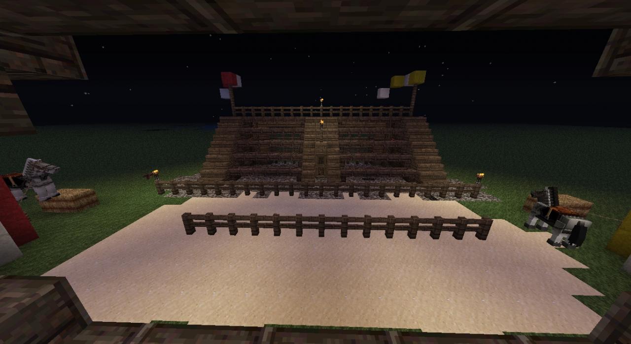 midieval jousting arena (PLAYABLE) Minecraft Map